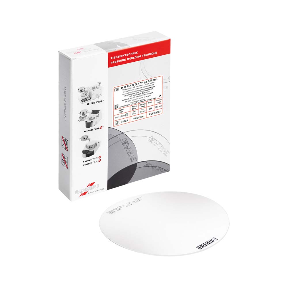 Durasoft pd 1,8x125mm Transp. 10ks - Dentamed