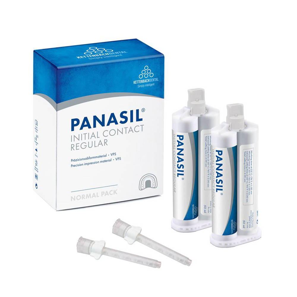 Panasil Initial Contact Regular NEW 2x50 ml (modré kanyly) - Dentamed