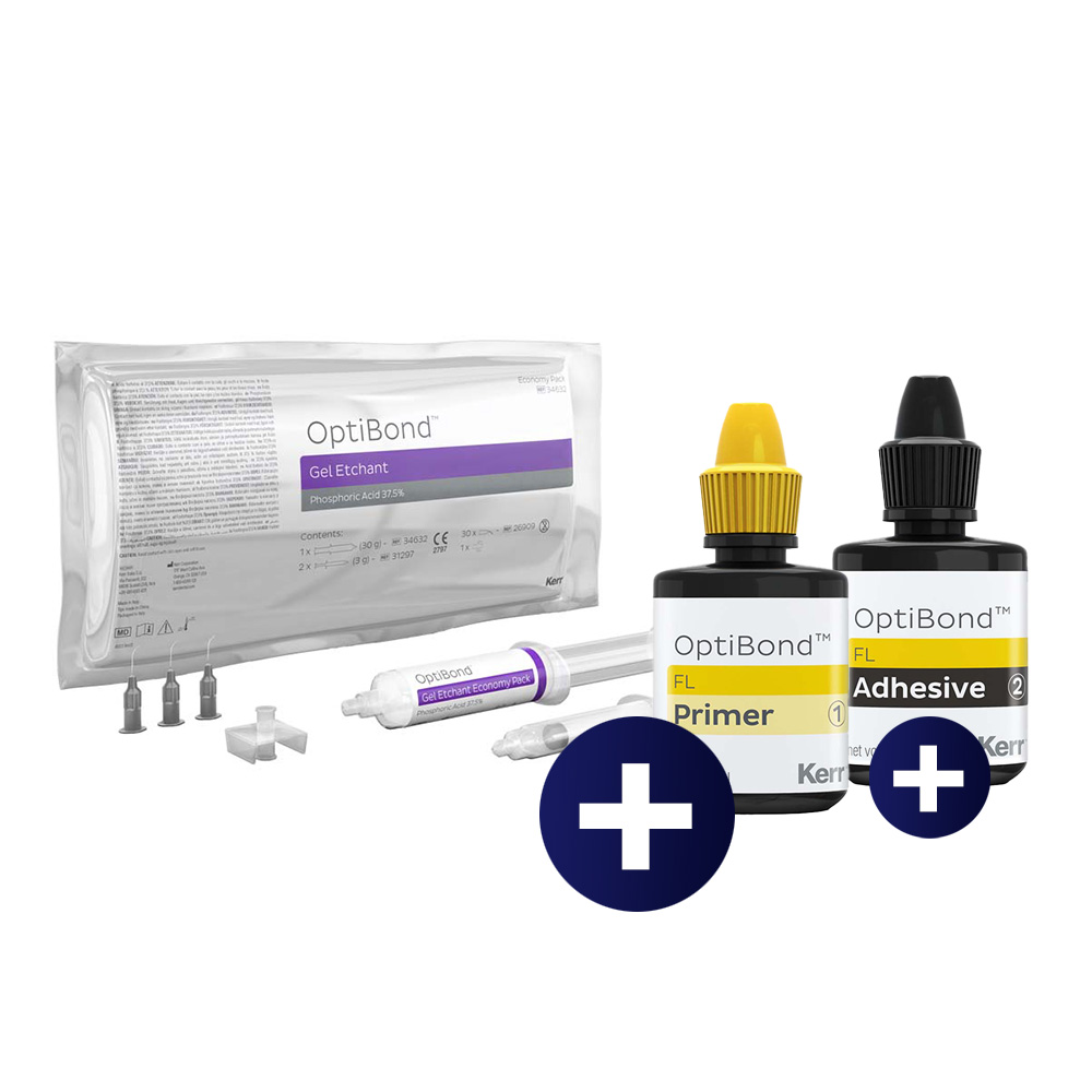 Optibond Gel Etchant + FL Primer + FL Adhesive - Dentamed